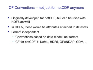 A Draft Standard for the CF Metadata Conventions | PPT