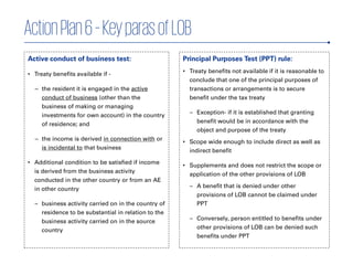 Overview of 15 OECD BEPS Action Plans - ICAI International Tax ...