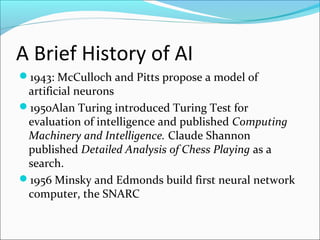 Artificial Intelligence | PPT | Artificial Intelligence | Technology & Computing