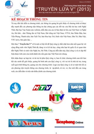 Hội thảo Du học Truyền Lửa V, 2013 | PDF