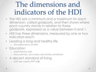 HUMAN DEVELOPMENT INDEX AND ITS MEASUREMENT | PPTX