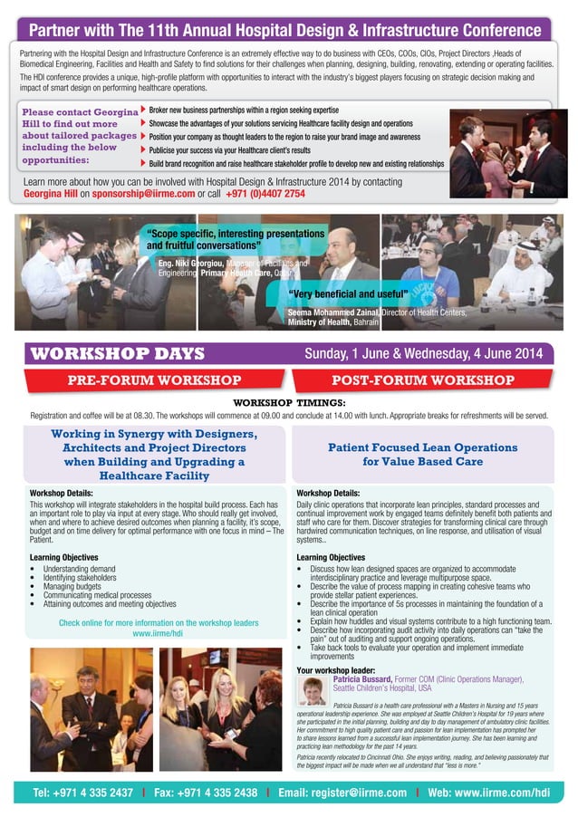 11th Hospital Design and Infrastructure Conference | PDF | Business ...