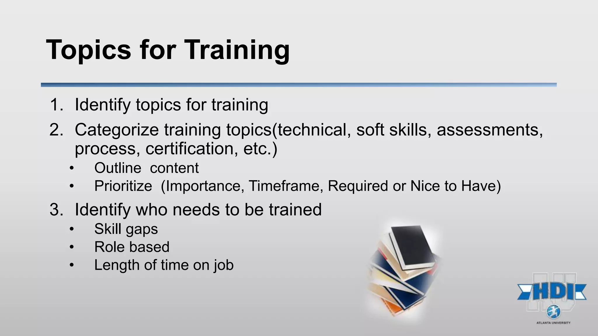 HDIAU Lab A - Building the service desk training plan | PPTX