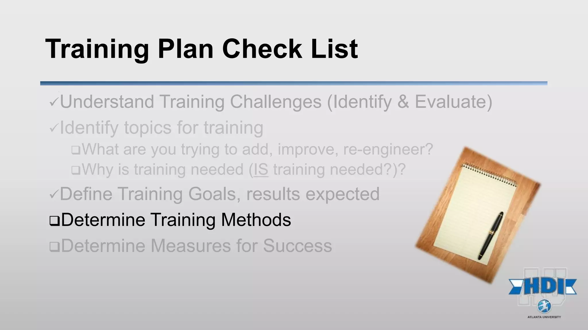 HDIAU Lab A - Building the service desk training plan | PPTX