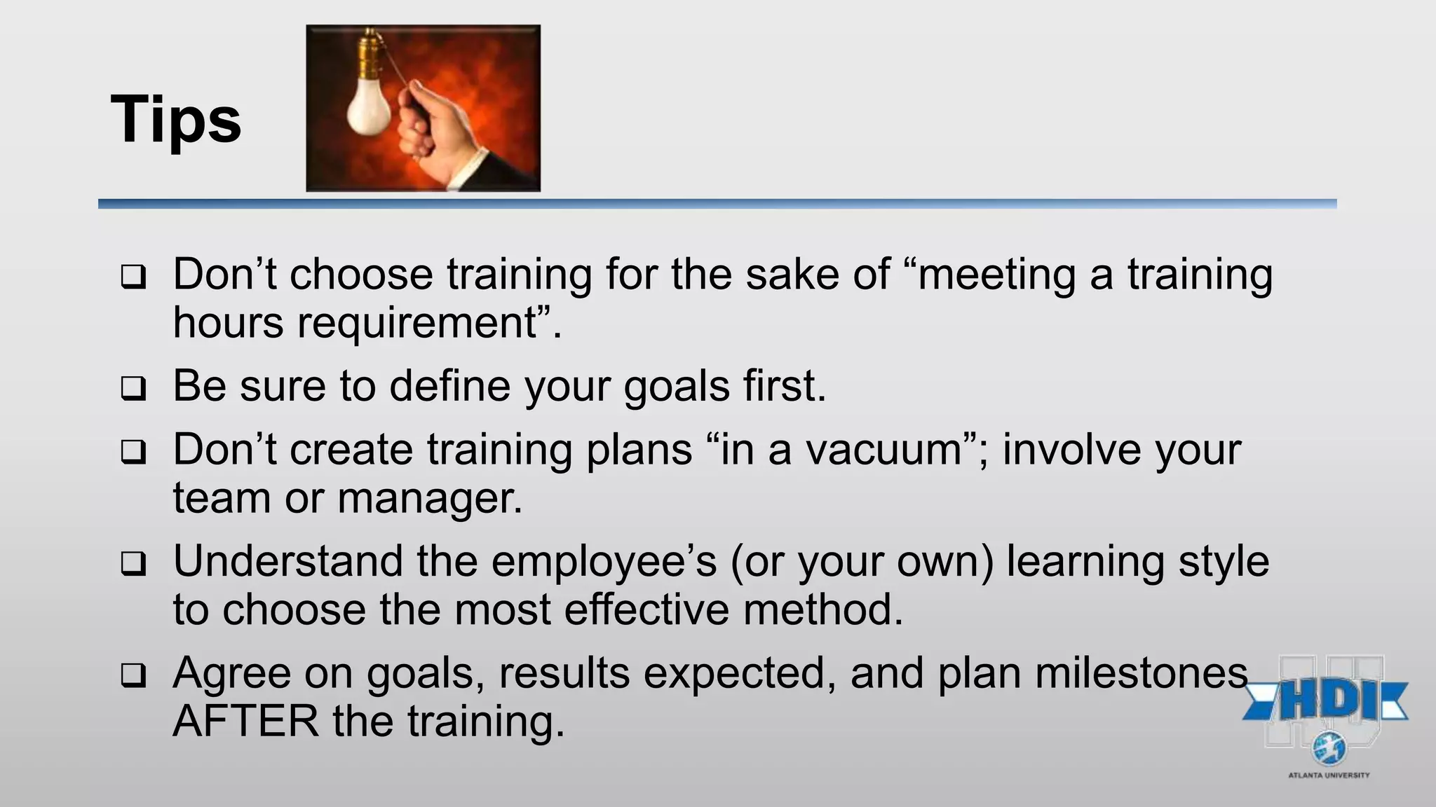 HDIAU Lab A - Building the service desk training plan | PPTX