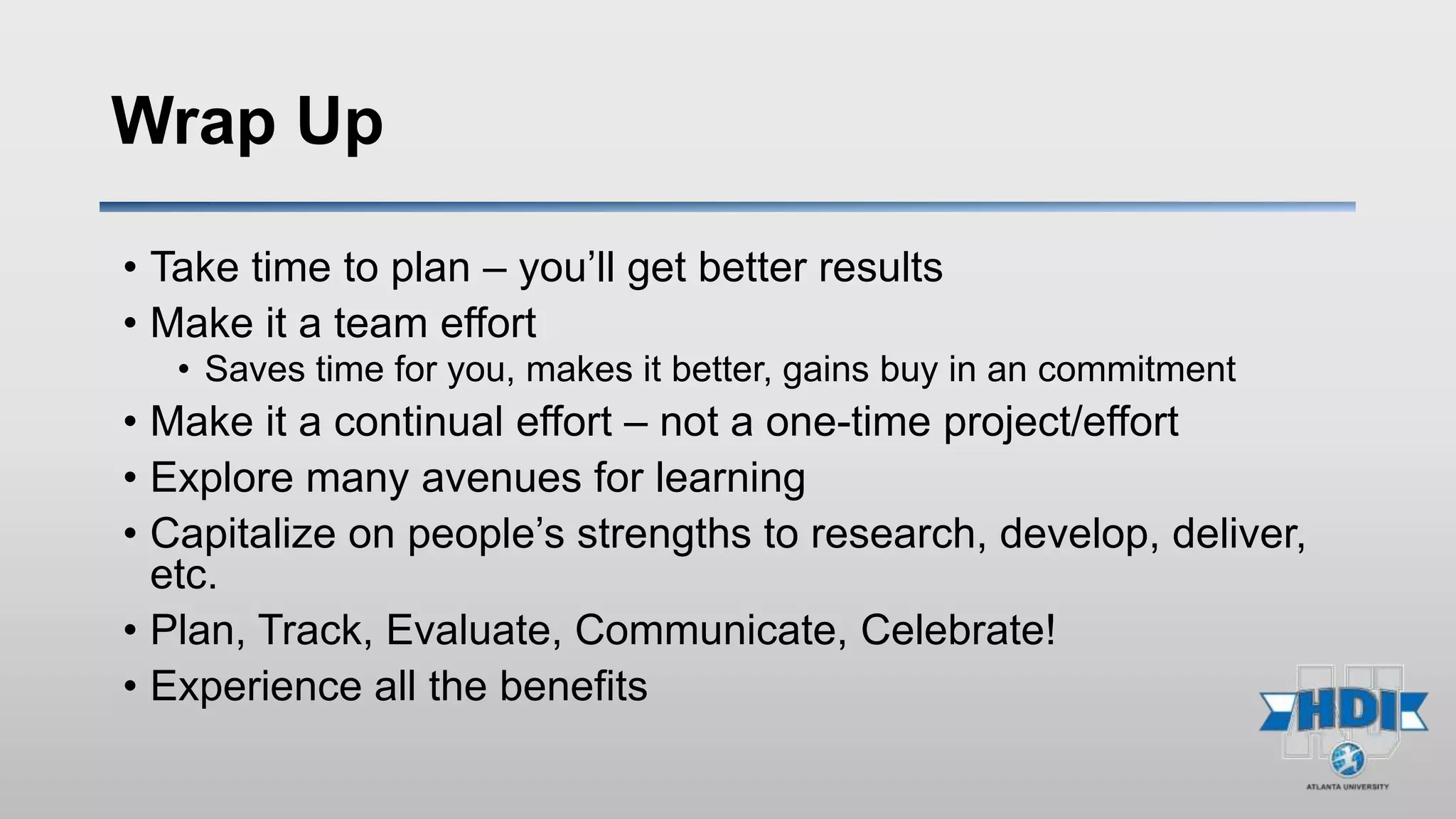 HDIAU Lab A - Building the service desk training plan | PPTX