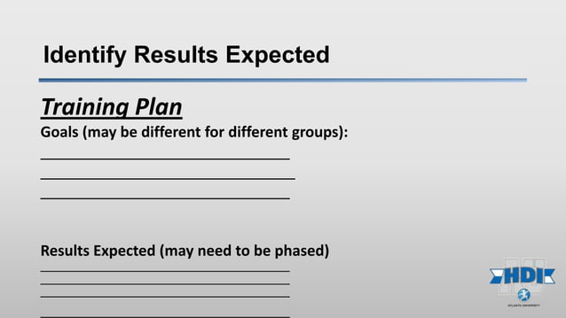HDIAU Lab A - Building the service desk training plan | PPTX