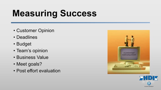 HDIAU Lab A - Building the service desk training plan | PPTX