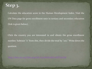 Hdi calculation | PPTX