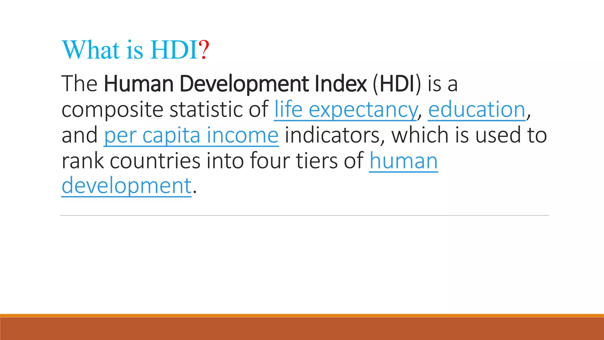 HDI india vs pakistan | PPTX