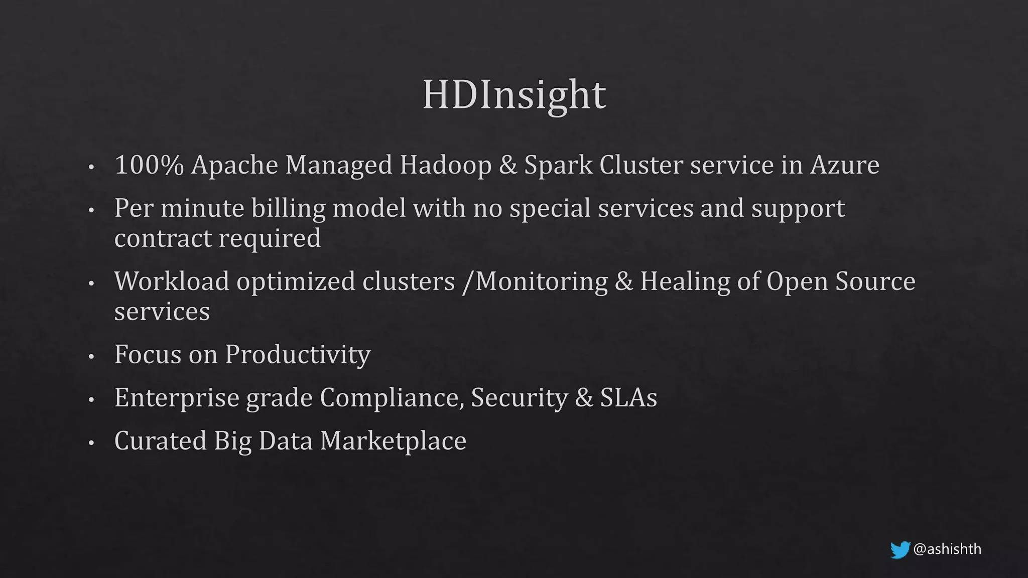 Tips, Tricks & Best Practices for large scale HDInsight Deployments | PPT