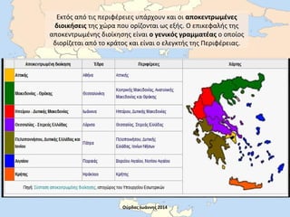 H dioikitiki diairesi tis elladas kef 33 | PPT