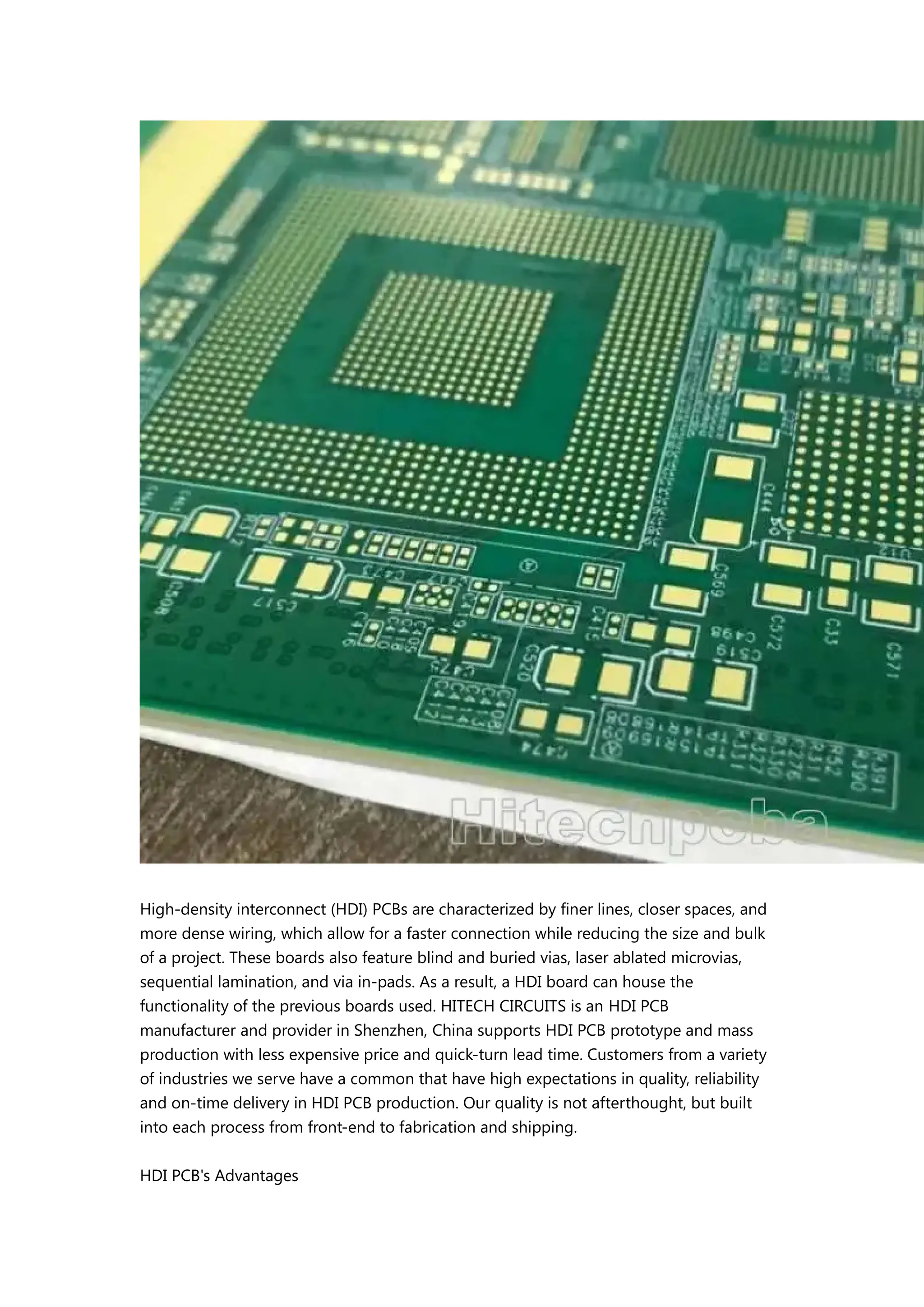 HDI PCB & High Interconnect PCB Manufacturing.docx