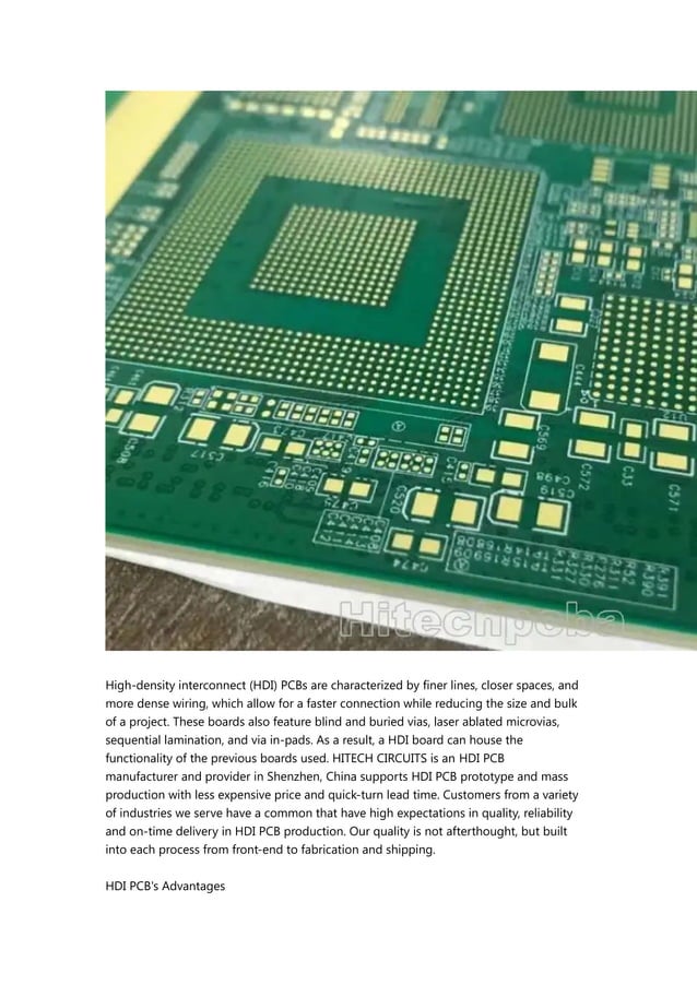 HDI PCB & High Interconnect PCB Manufacturing.docx