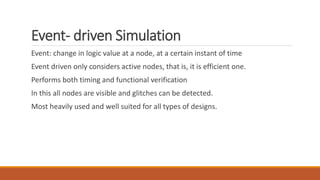 Hdl based simulators | PPT