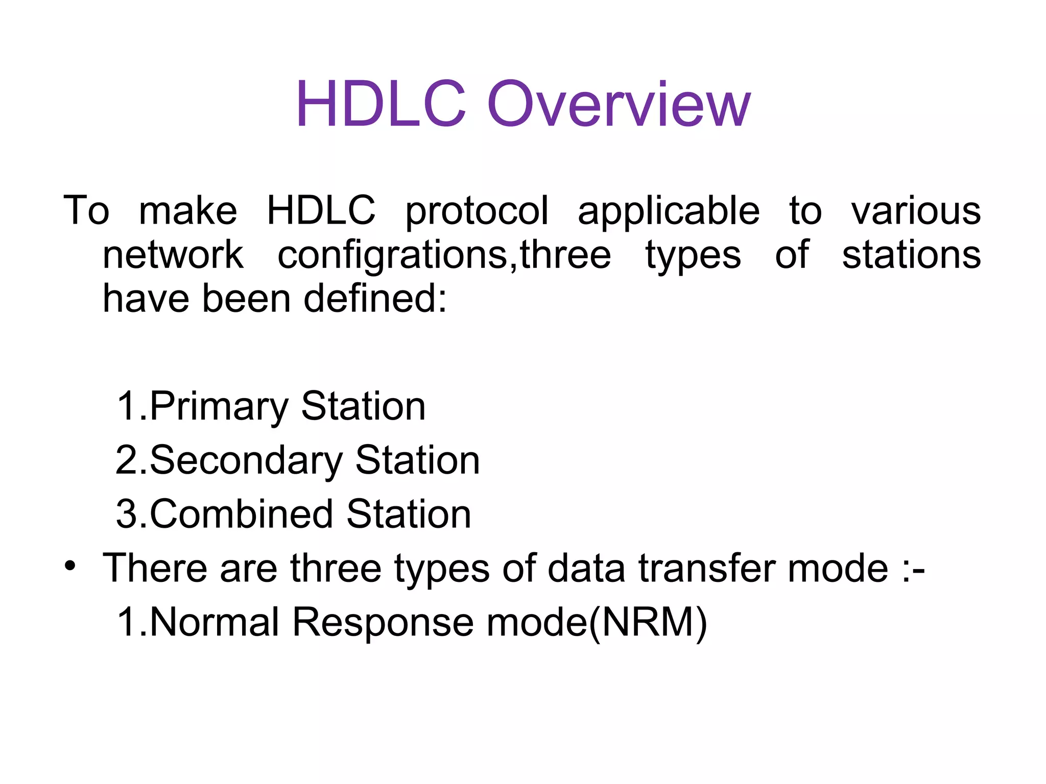 HDLC | PPT