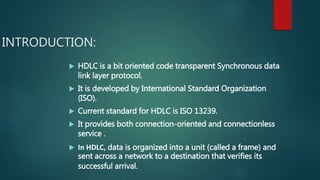 Hdlc | PPTX