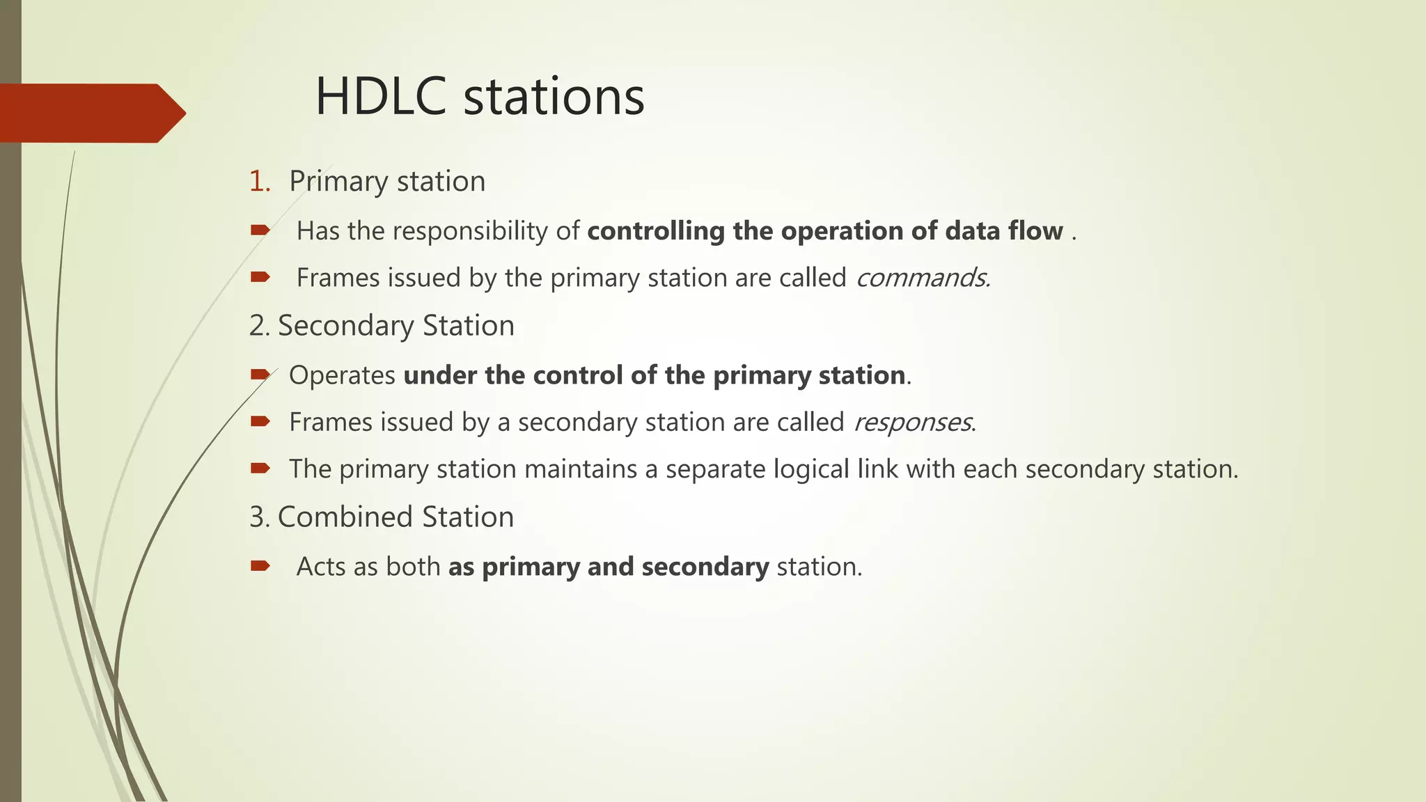 HDLC(High level Data Link Control) | PPTX | Computer Networking | Computing