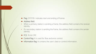 HDLC(High level Data Link Control) | PPTX