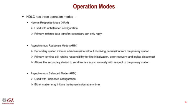 Hdlc Protocol Overview Presentation Pdf