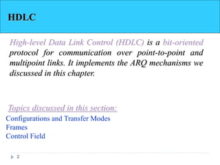 High level data link control and point to point protocol.pptx