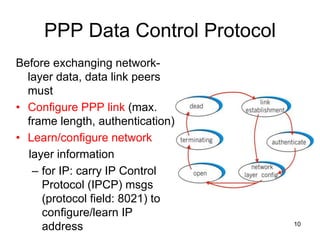 High level data link control and point to point protocol | PPT