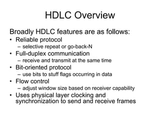 High level data link control and point to point protocol | PPT