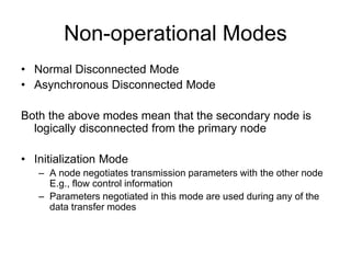 High level data link control and point to point protocol | PPT