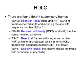 High level data link control and point to point protocol | PPT