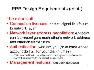 High level data link control and point to point protocol | PPT