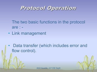 HDLC & basic protocols | PPTX