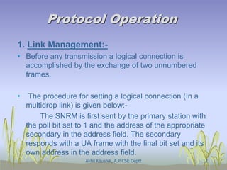 HDLC & basic protocols | PPTX