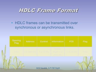 HDLC & basic protocols | PPTX