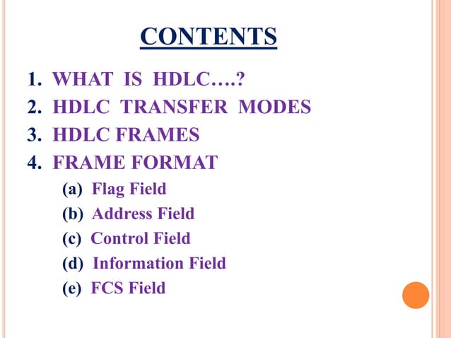 Hdlc ppt.. | PPTX