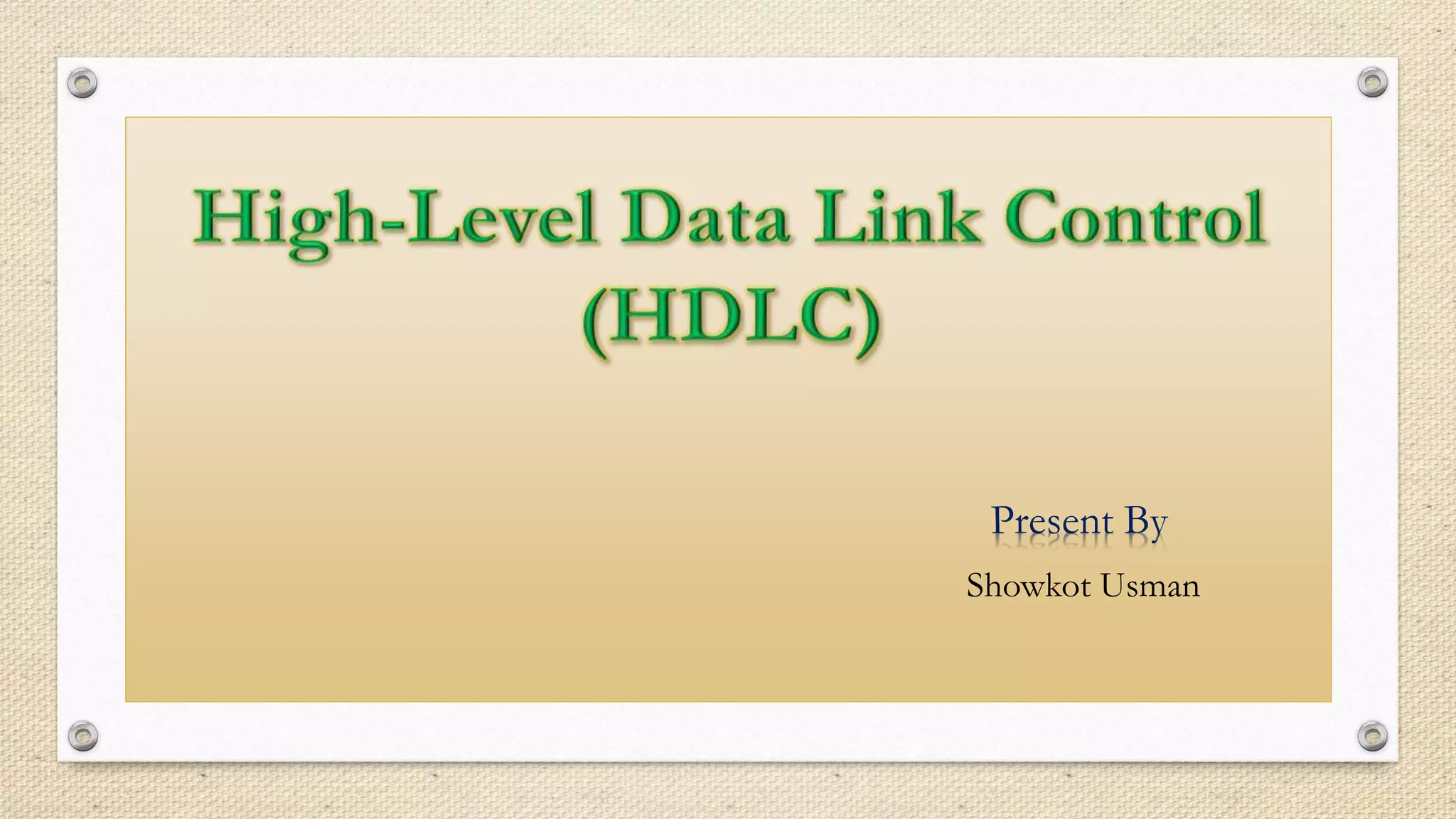 HDLC | PPT