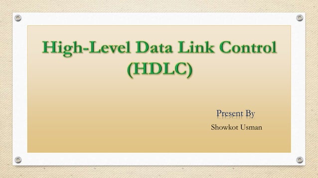 HDLC | PPT