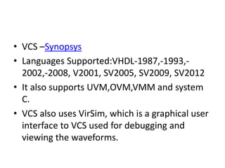 Hdl simulators | PPT