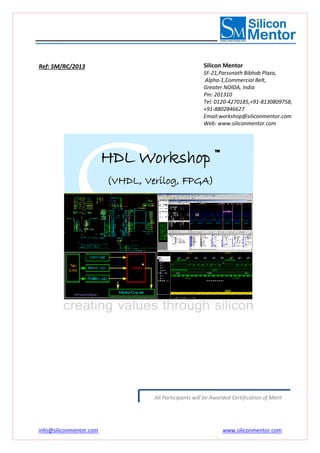 HDL workshop | PDF | Free Download
