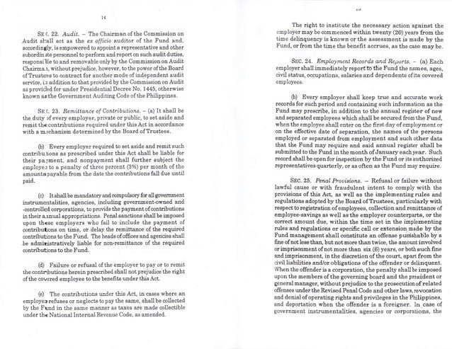 HDMF Law '09 or PagIBIG Law | PDF