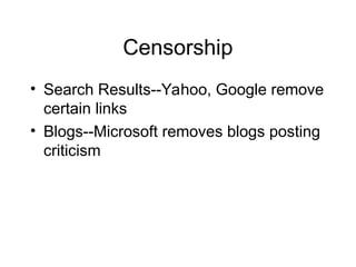 censorship censorship censorship ...