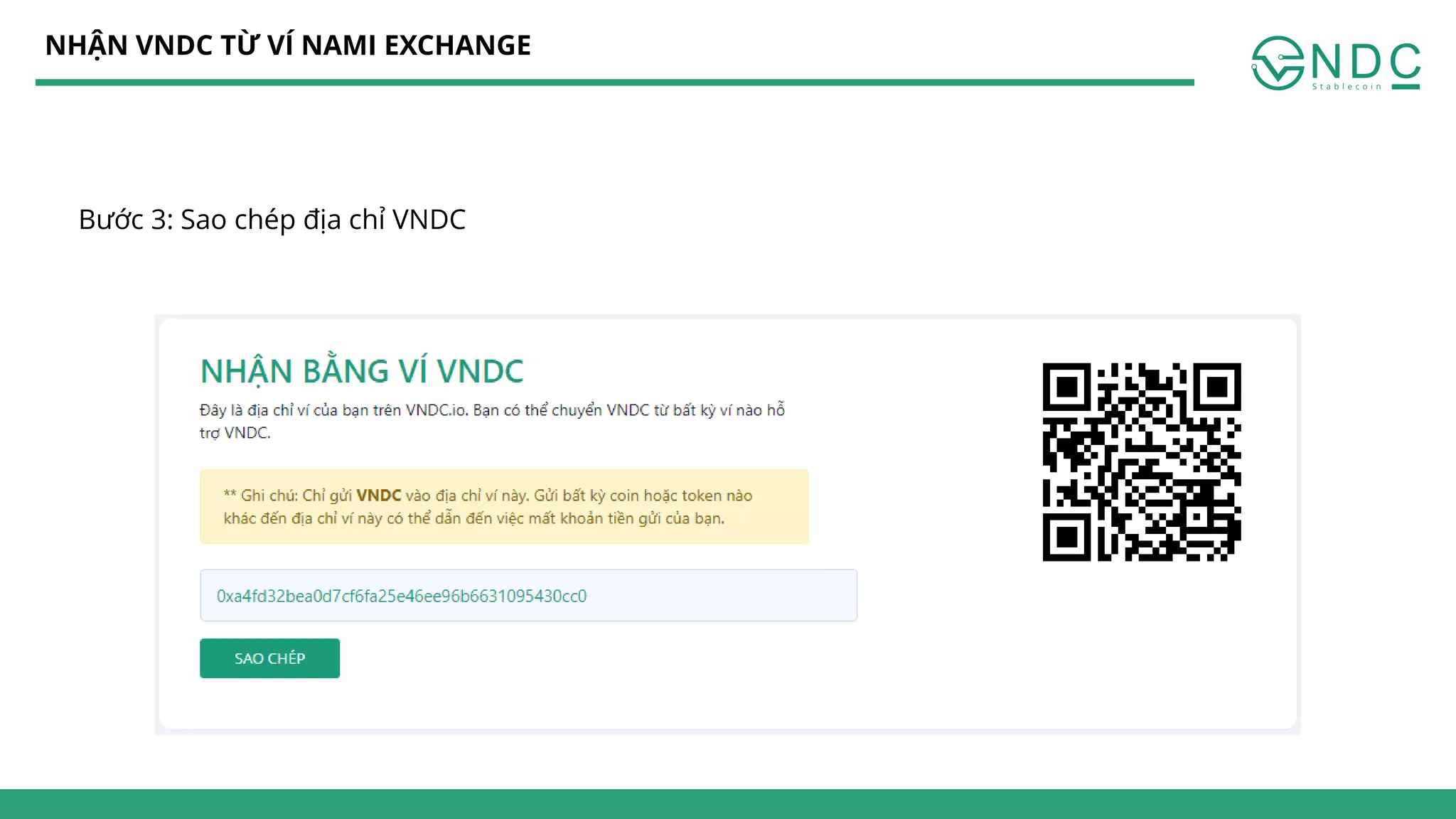 VNDC - Receive VNDC from Infinito Wallet | PDF