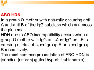 hemolytic disease of new born | PPT