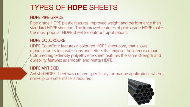 Hdpe | PPTX | Chemistry | Science