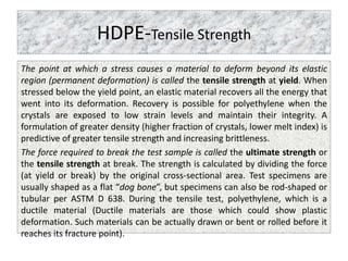 Hdpe fibers | PPTX
