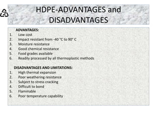 Hdpe fibers | PPTX