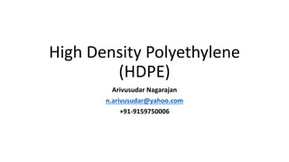 Hdpe ppt | PPTX