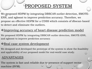HDPM: An Effective Heart Disease Prediction Model for a Clinical Decision Support System | PPTX