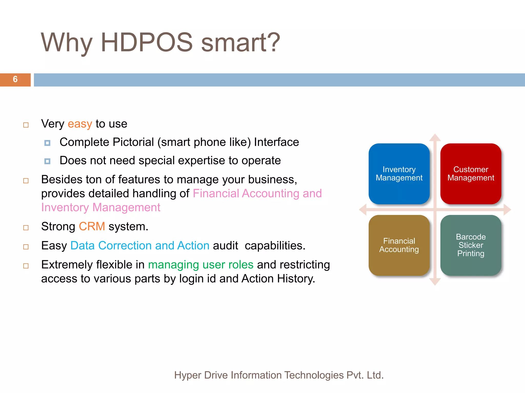 HDPOS smart for your Retail Super Market | PPT