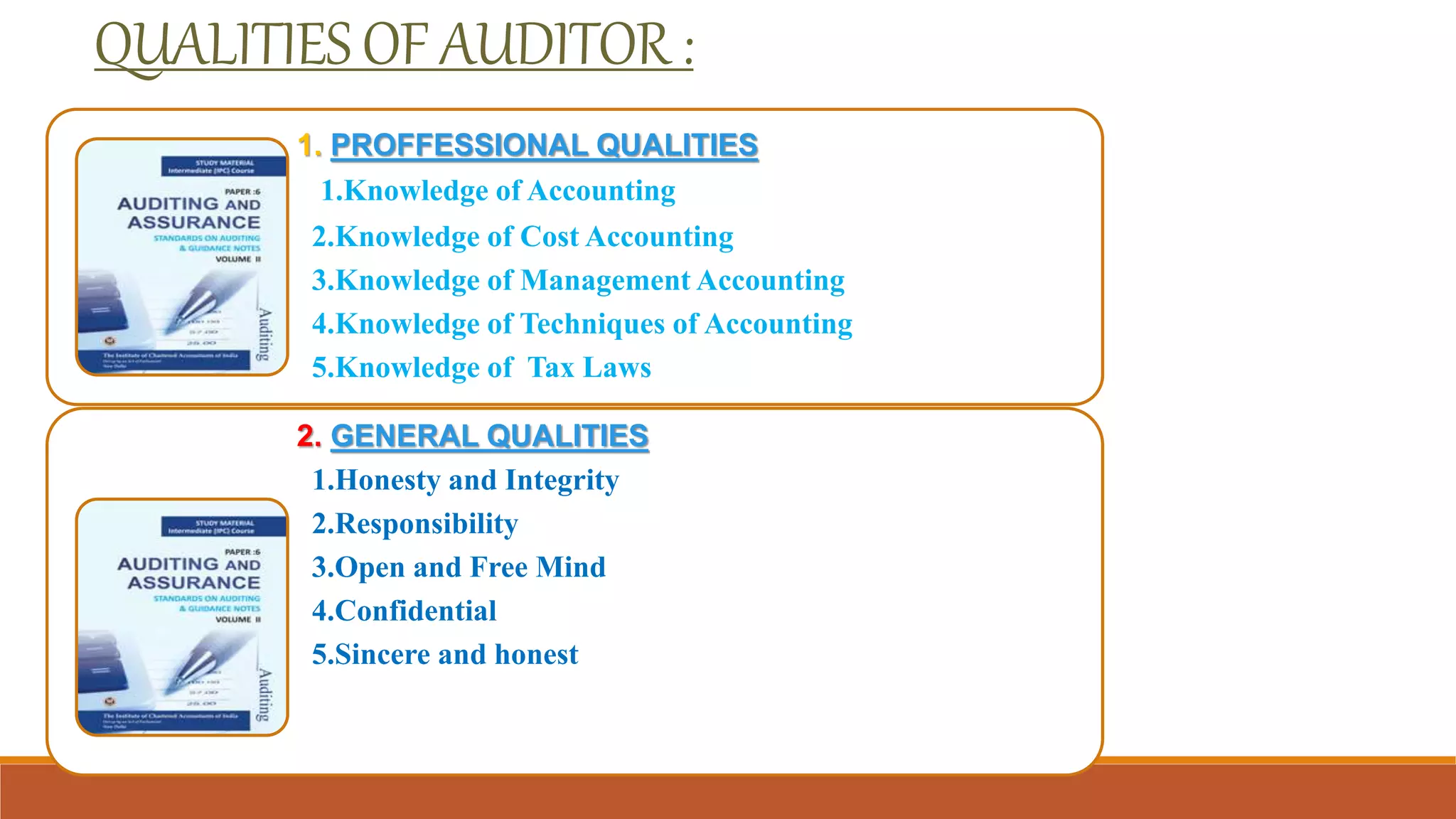 Auditng and Features of Audit | PPTX