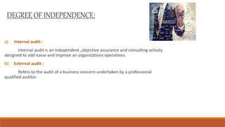 Auditng and Features of Audit | PPTX